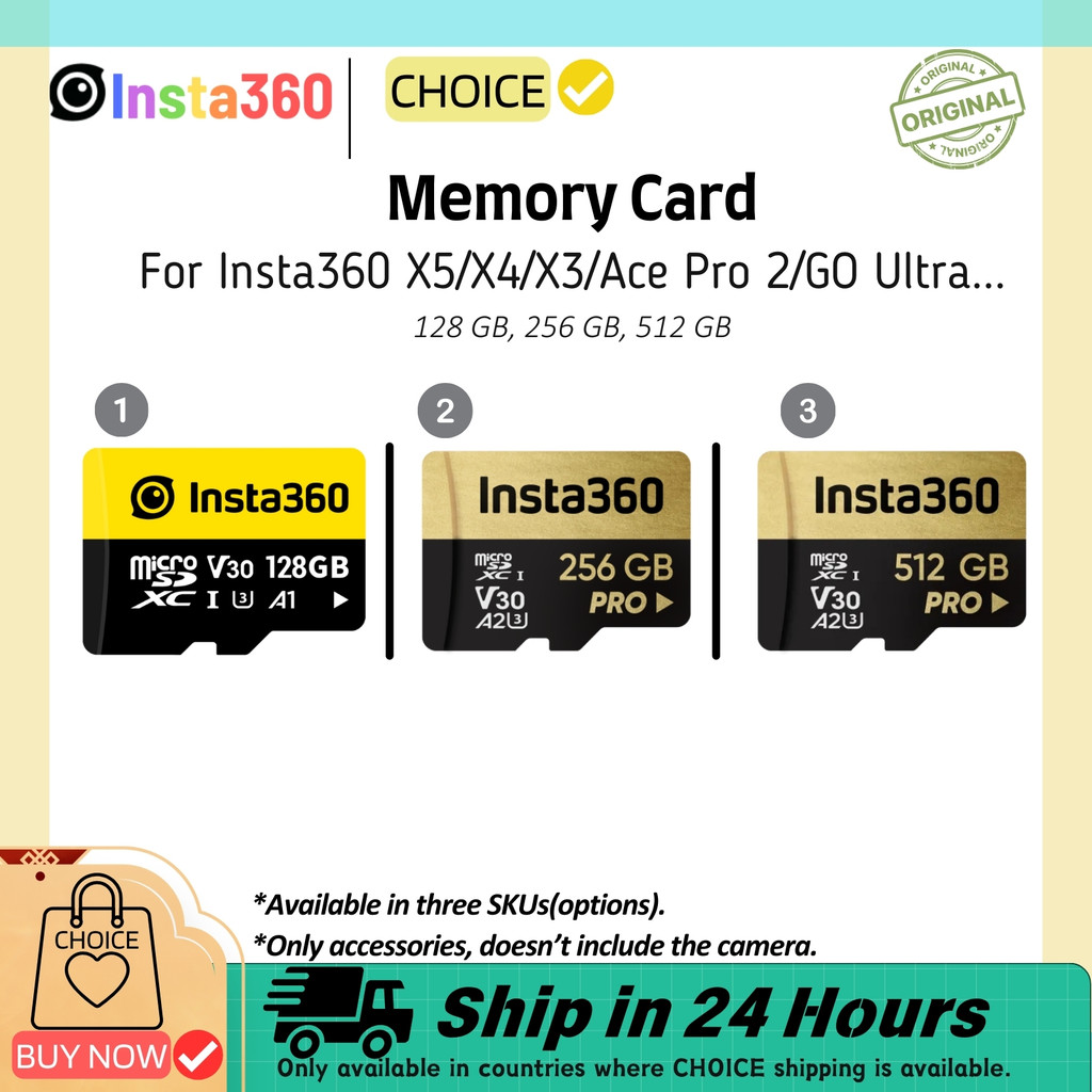 Jual Insta360 TF Memory Card 128GB 256GB 512G TransFlash Removable ...
