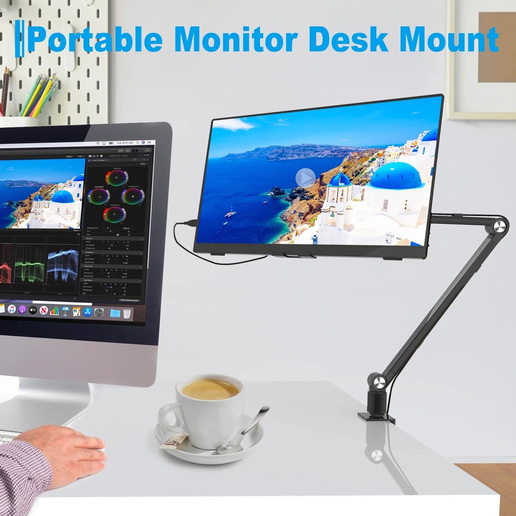 Jual 2025 Tablet Stand Holder For Ipad,Portable Monitor Stand Desk ...