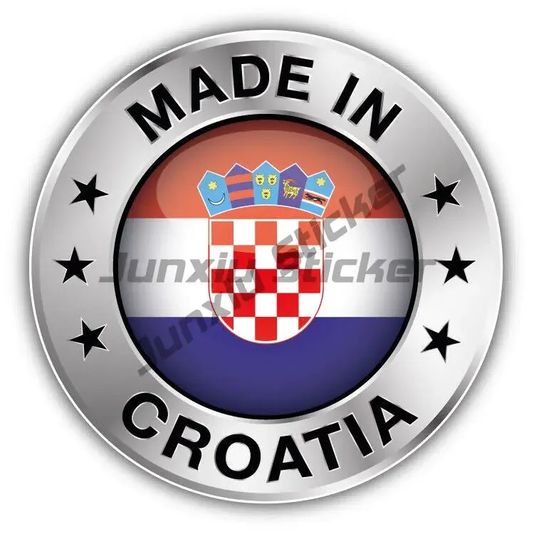 Jual Croatia Decal Coat of Arms Emblem Sticker Croatia Map Flag Country ...