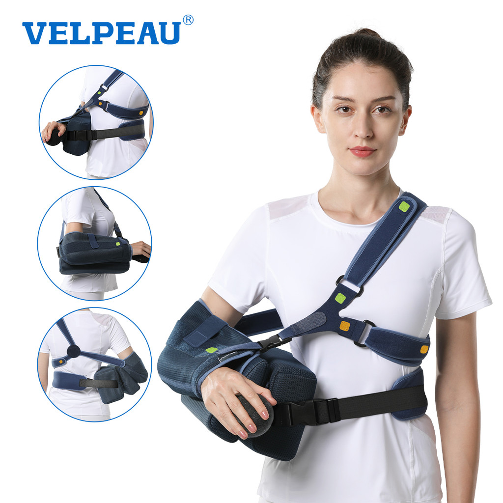 Jual VELPEAU Shoulder Abduction Sling with Removable Pillow for Arm ...