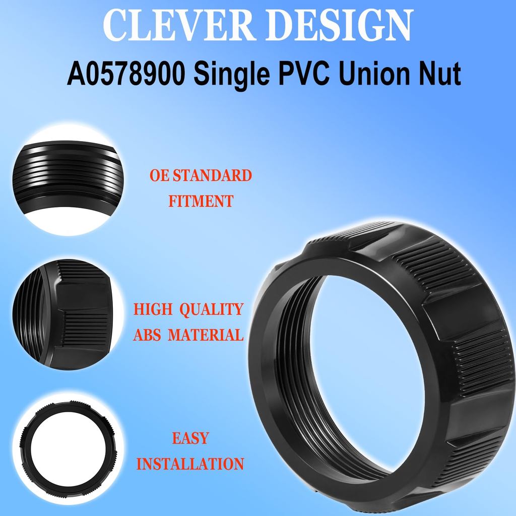 Jual Tm Replacement For Jandy/Zodiac A0578900 Single Pvc Union Nut Fits ...