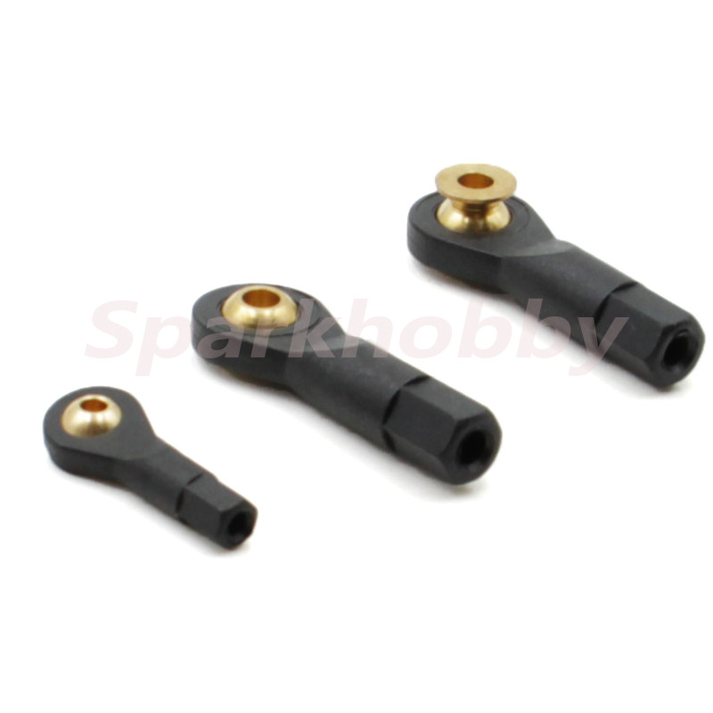 Jual 10Pcs M2 M3 Nylon Metal Ball Head Buckle Linkage Pull Rod Tie Rod ...