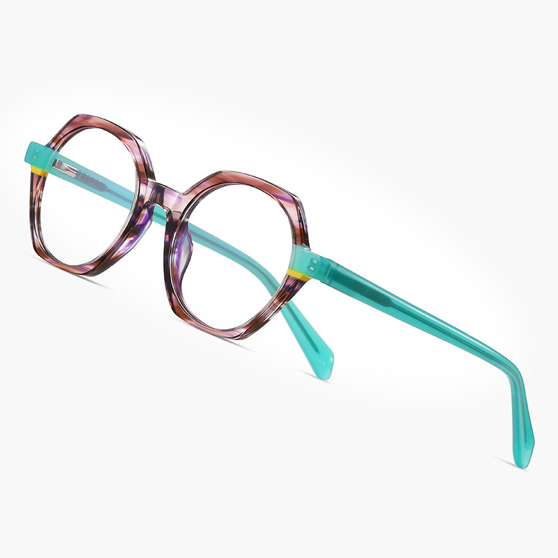 Jual Gmei Optical Fashion Acetate Multi-color Women Glasses Frames With ...