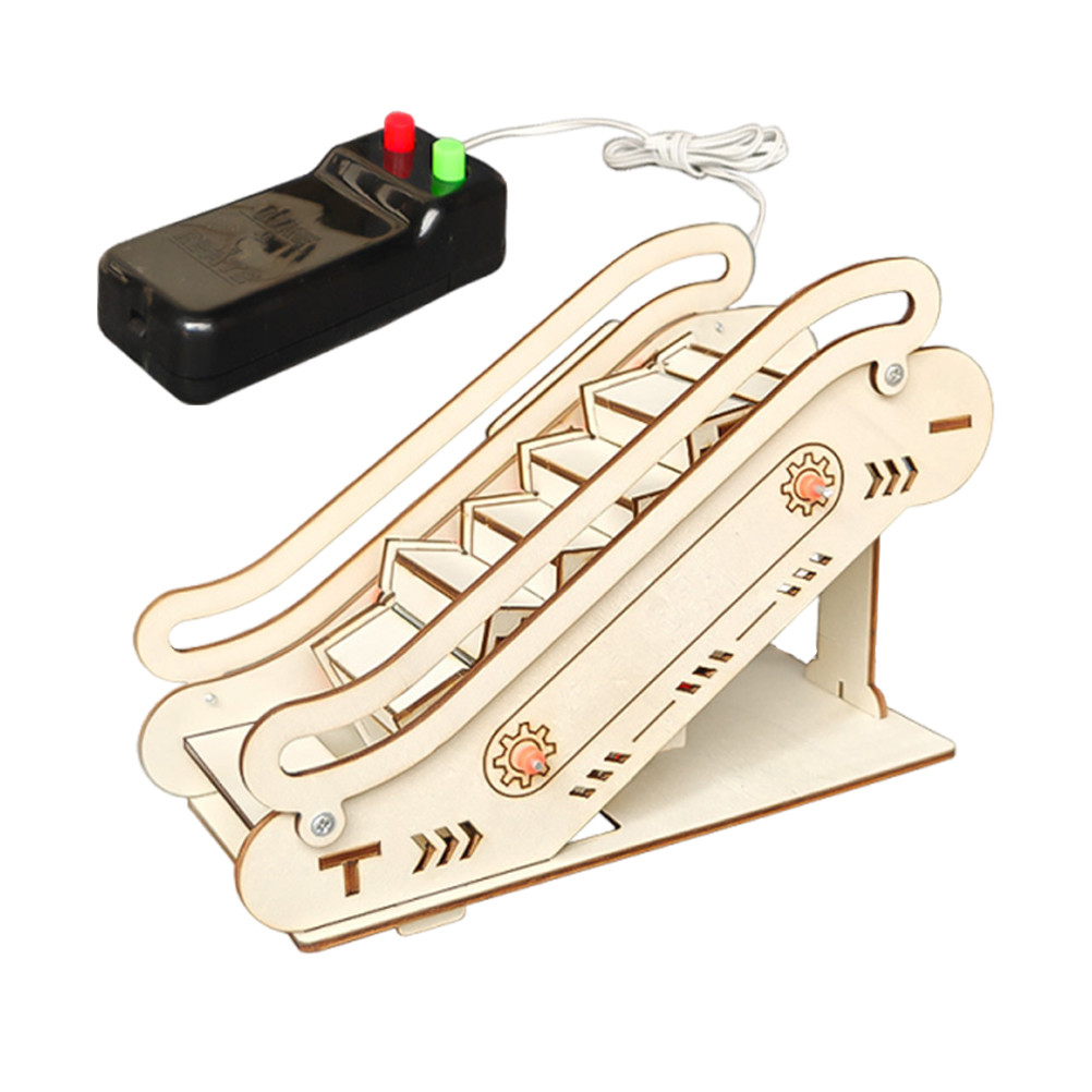 Jual Escalator Toys Building Mechanical Hand Model Car Kits Stem Jigsaw ...