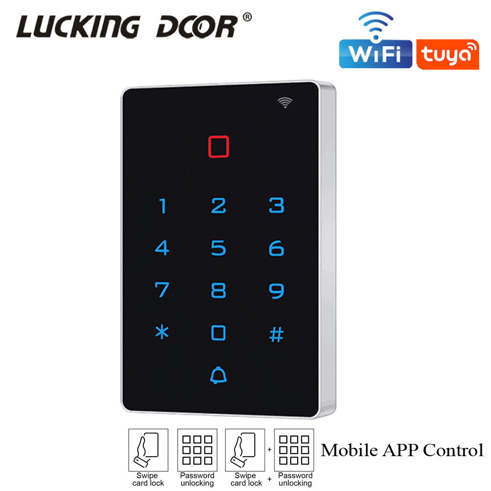 Jual Tuya App Wifi Access Control System Kit Set Waterproof RFID Keypad ...