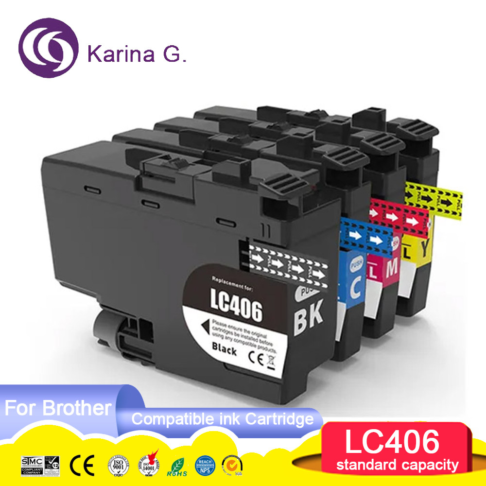 Jual Standard capacity LC406 LC 406 Premium Color Compatible Printer ...