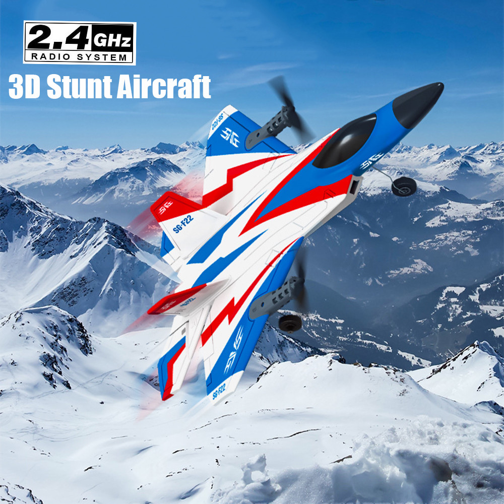 Jual RC Plane F22 Stunts Plane 2.4G Radio Control Glider Remote Control ...