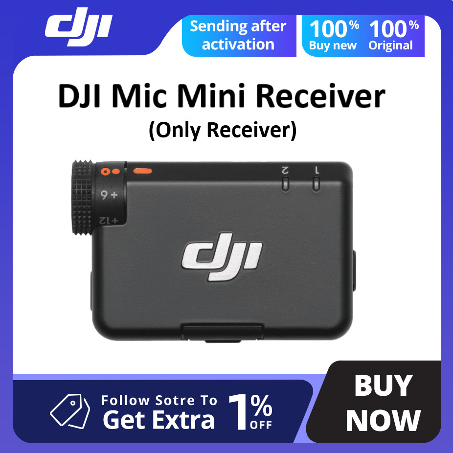 Jual Dji Mic Mini Receiver Dji Mic 2 Receiver- Genuine Oem Replacement ...
