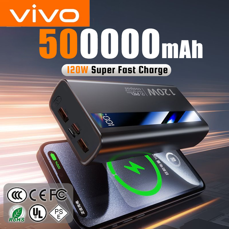 Jual Vivo 200000Mah Power Bank 120W Super Fast Charging Battery High ...