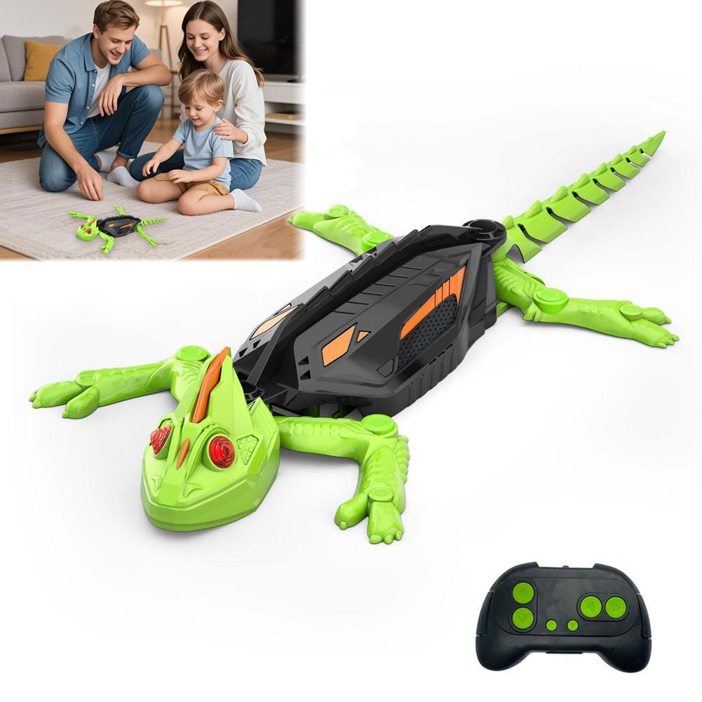 Jual Realistic Biomimetic Rc Wall Climbing Lizard Robot Toy, Remote ...