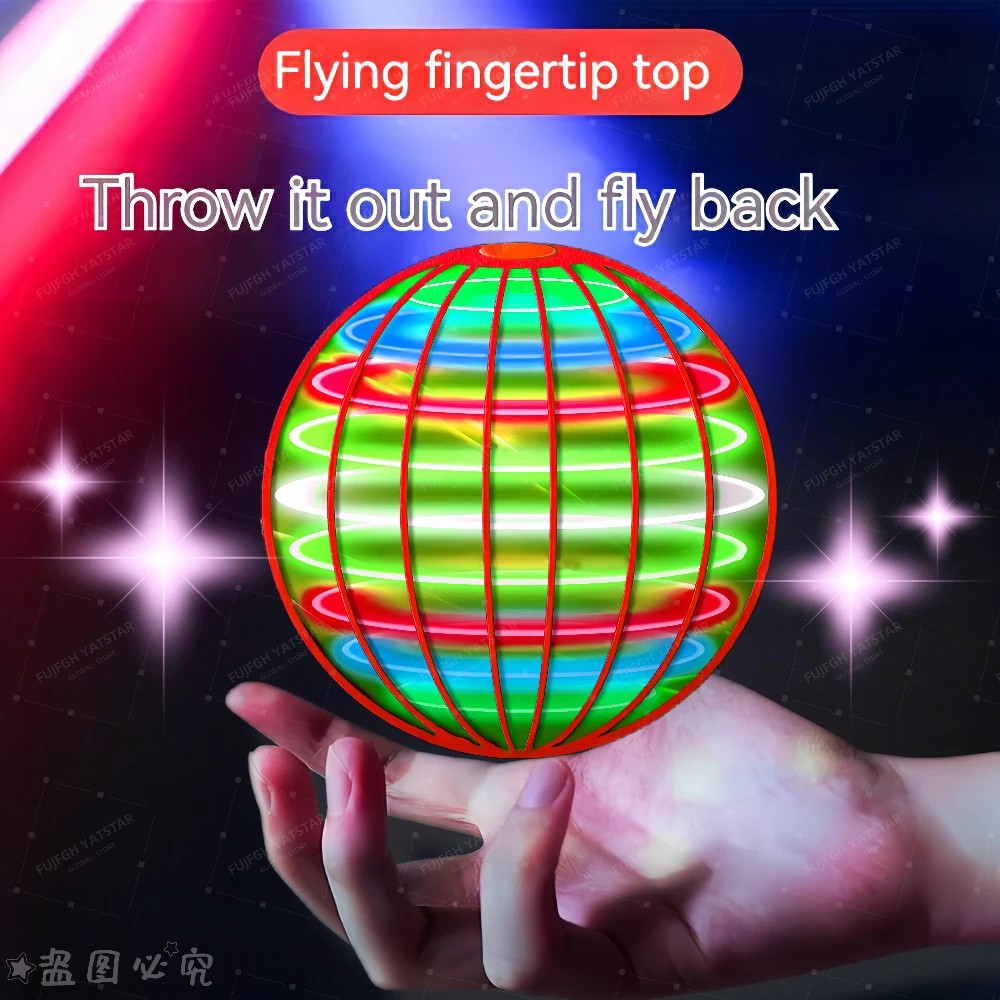 Jual Flying Ball Boomerang Fly Orb Magic With Led Lights Drone Hover ...