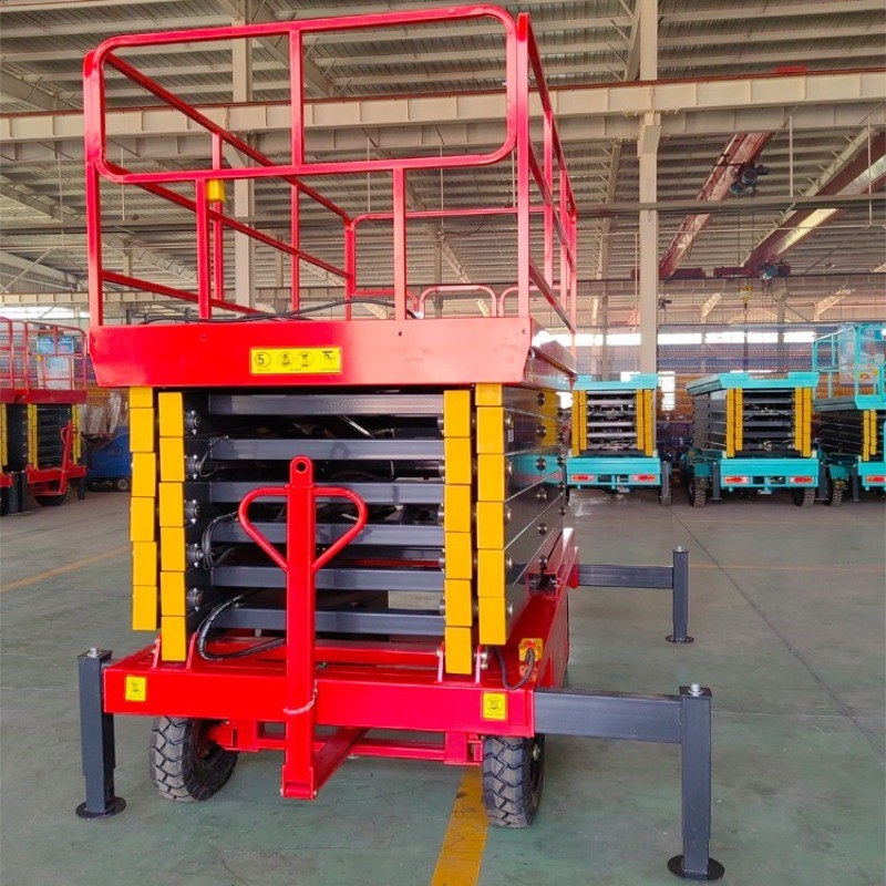 Jual 10 Meters Movable Diesel Aerial Work Platform Diesel Self ...