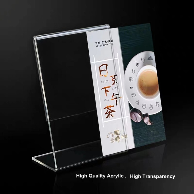 Jual A5 Acrylic Poster Menu Holder Lean To Perspex Leaflet Display ...