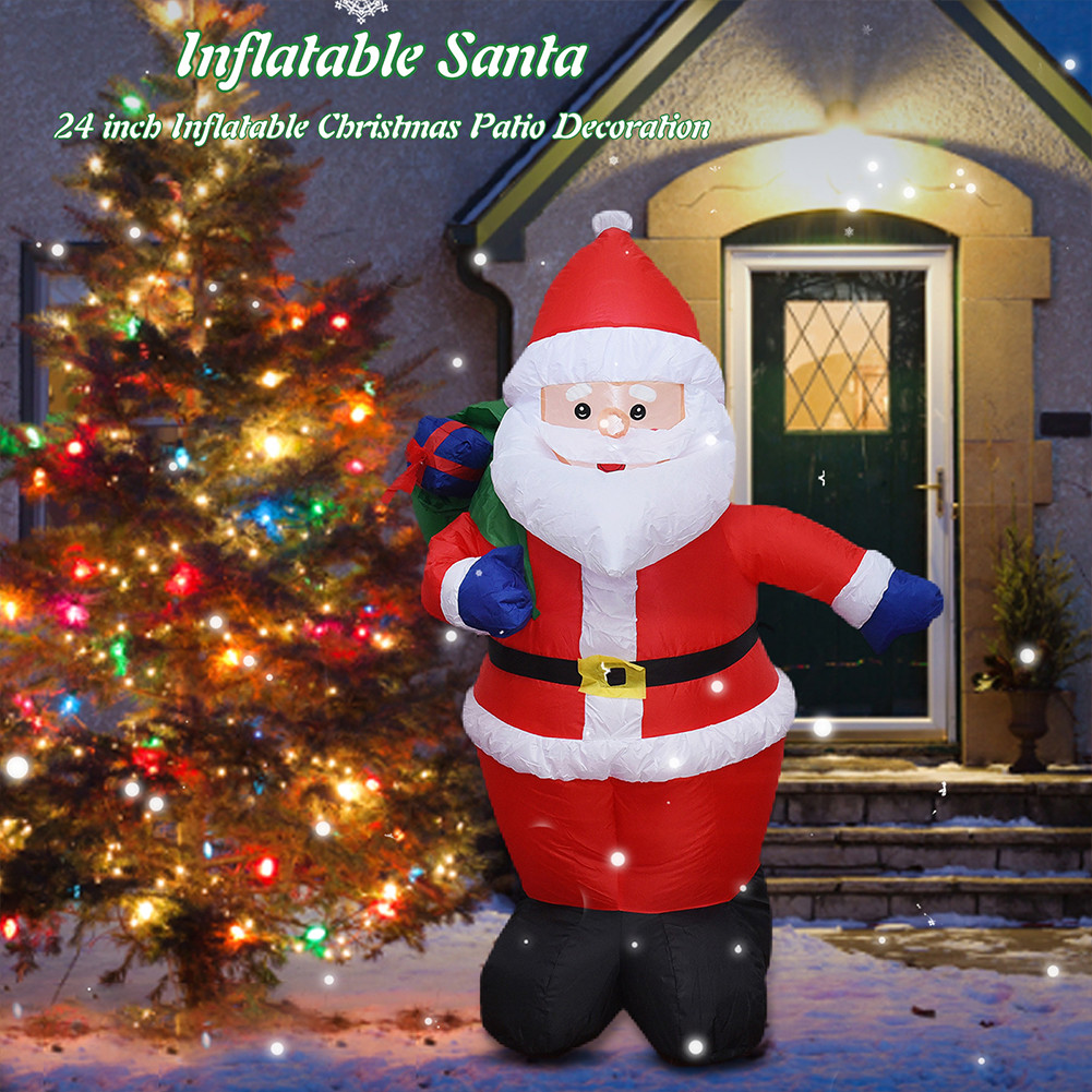 Jual 1.2-2.4M Christmas Inflatable Santa Claus Christmas Inflatable ...