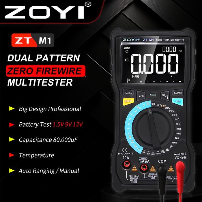 Jual ZOYI ZT-M1 Tester Capasitor 80 MicroFarad Multimeter Avometer ...