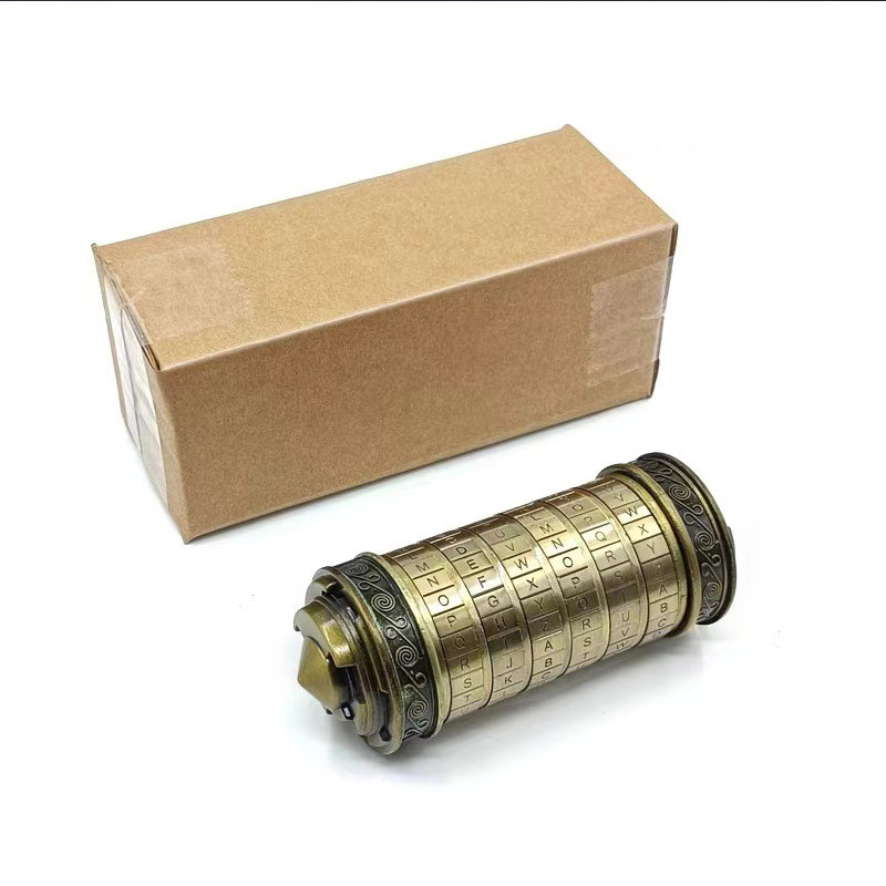 Jual Cryptex Da Vinci Code Lock With Hidden Compartment For Money Rings ...
