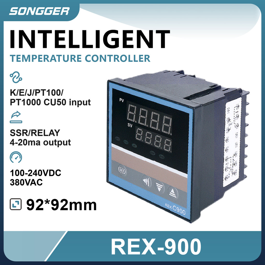 Jual REX-C900 Digital PID Temperature Controller Industrial SSR Relay ...