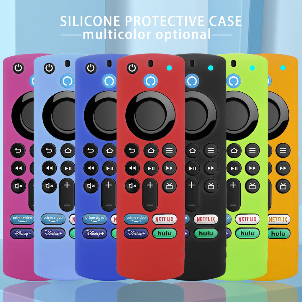 Jual Silicone Case Fit For Amazon Alexa Fire Home Smart Tv Remote ...
