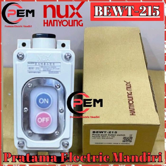 Jual Mantab Hanyoung Nux Power Push Button Waterproof Type Bewt-215 ...