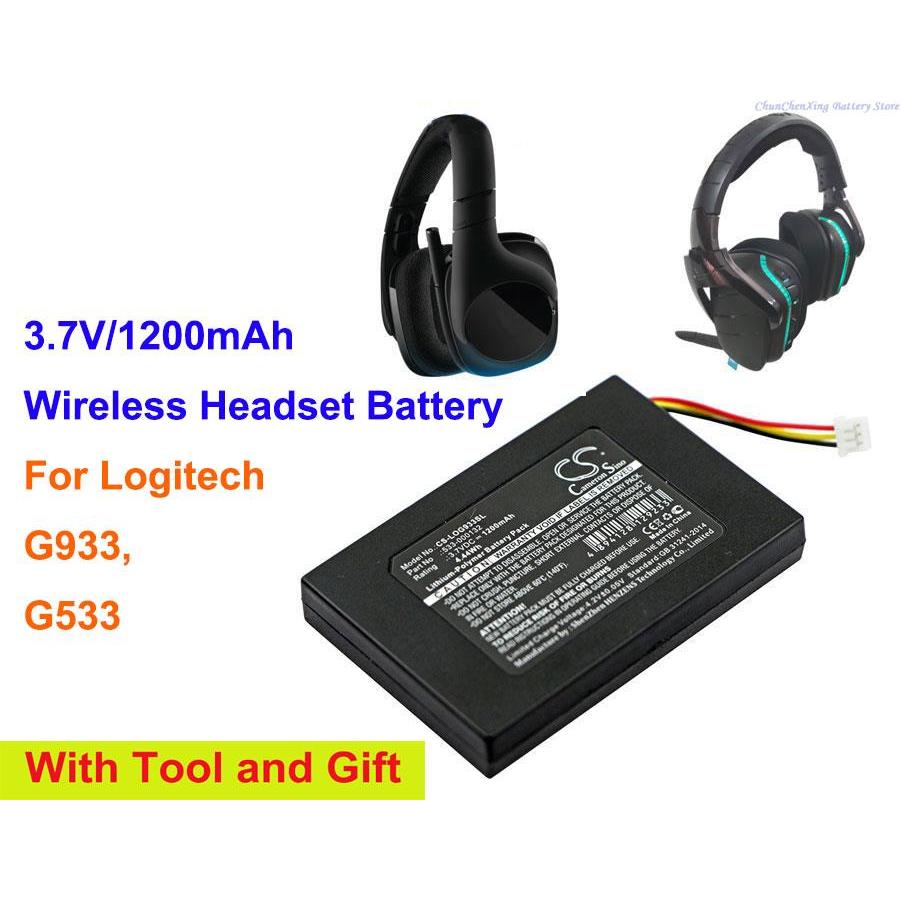 Jual Cameron Sino 3.7V 1200Mah Wireless Headset Battery 533-000132 For ...
