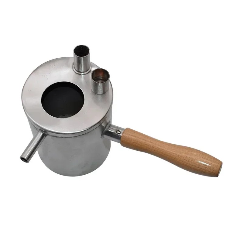 Jual 1Pcs Beeswax Pouring Pot Stainless Steel Beeswax Melting Pot Wax ...