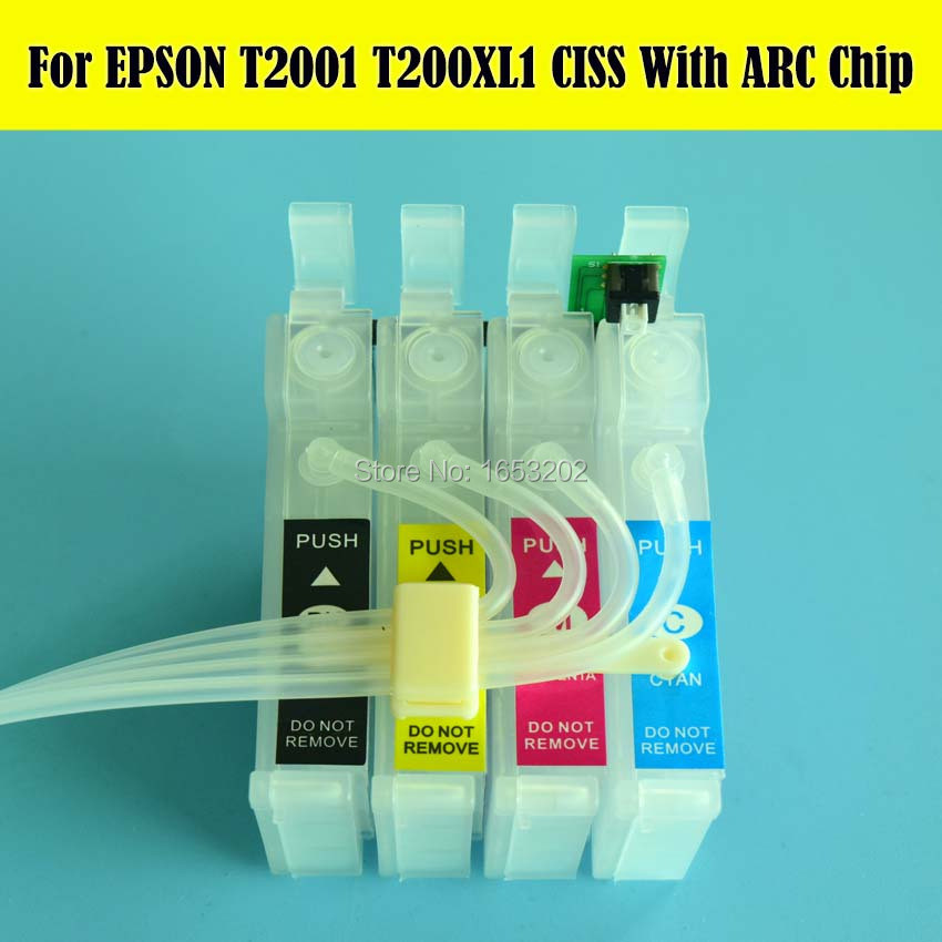 Jual 1 Set T2001 Ciss Continuous Ink Supply System For Epson T2001 ...