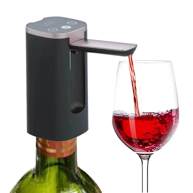 Jual Electric Wine Aerator Dispenser Foldable Wine Pump Professional ...
