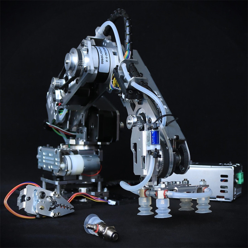 Jual Big Load 4 DOF Metal RobotiArm with Suction Cup Pump Stepper Motor ...