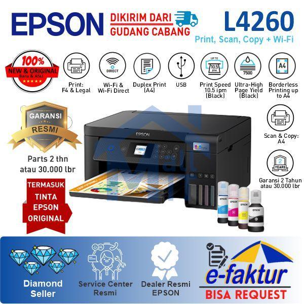 Jual Printer Epson L4260 L-4260 L 4260 L4261 L-4261 L 4261 Pengganti ...