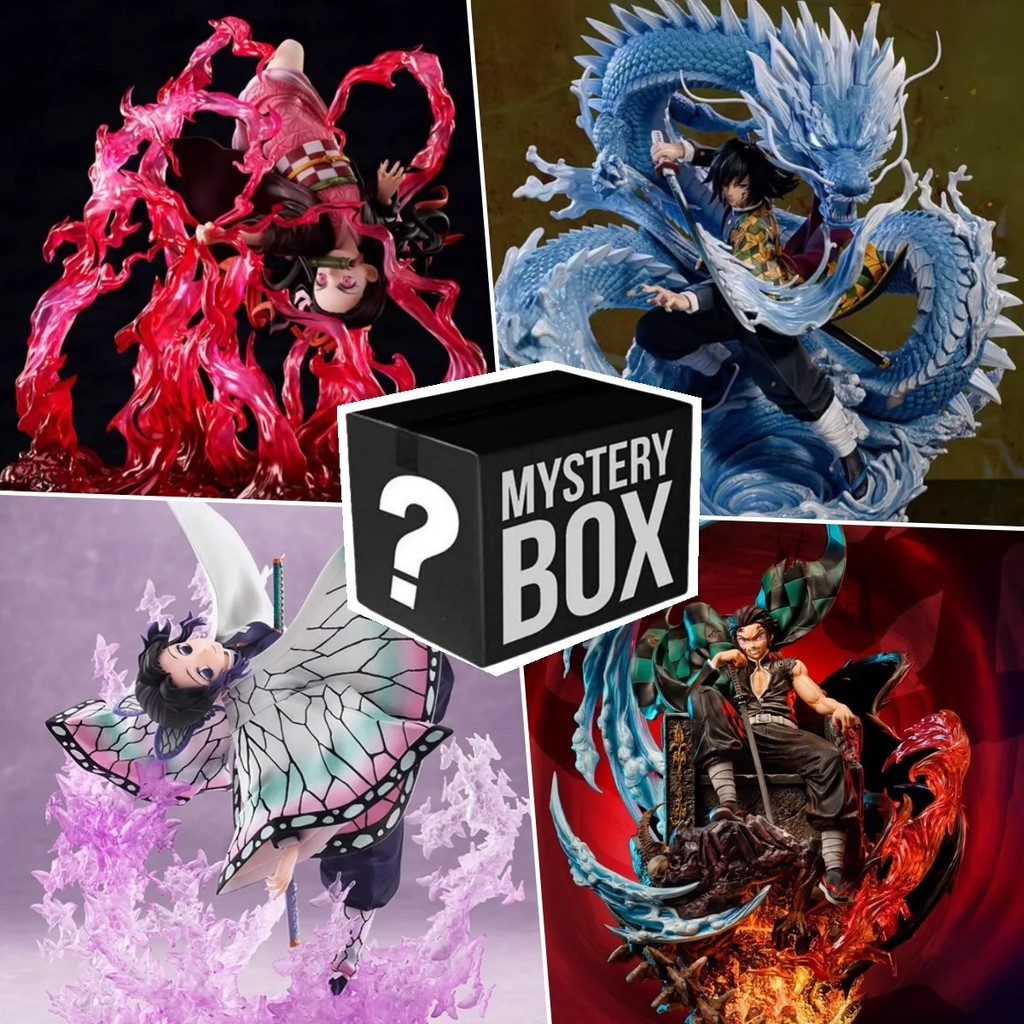 Jual Demon Slayer Mystery Box Anime Mystery Figures Blind Box Kamado ...