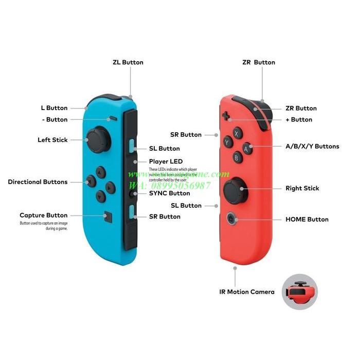 Jual 5s3y- Nintendo Switch / Ns / N Switch Joy-Con (Left / Right) (L/R ...