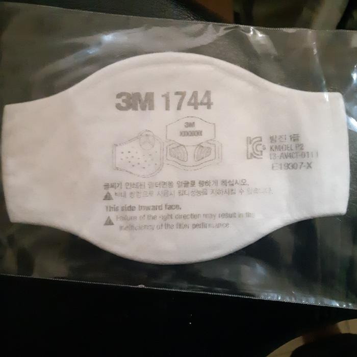 Jual New Partikel Filter Masker 3M 1744 Particulate Filter Masker Debu ...