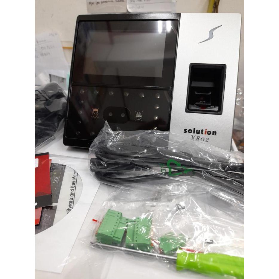 Jual SOLUTION X802 MESIN ABSEN FINGERPRINT & FACE | Shopee Indonesia