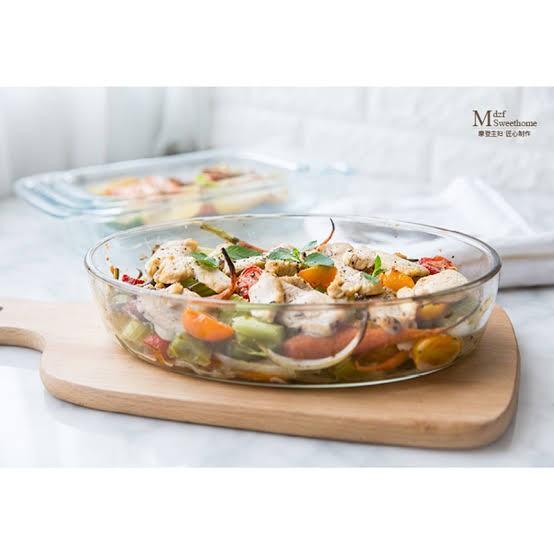 Jual 3L Baking Tray Besar Jumbo Pan Loyang Tahan Panas Oven Piring ...