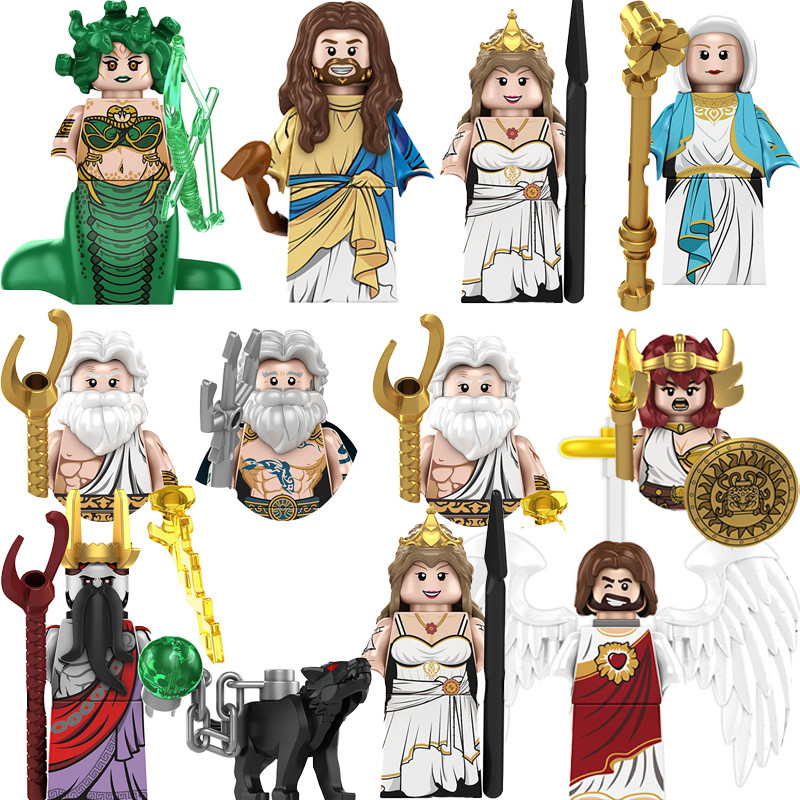 Jual Ricky Toy Store New Gods Jesus Bricks For Hades Toys Gifts Mini ...