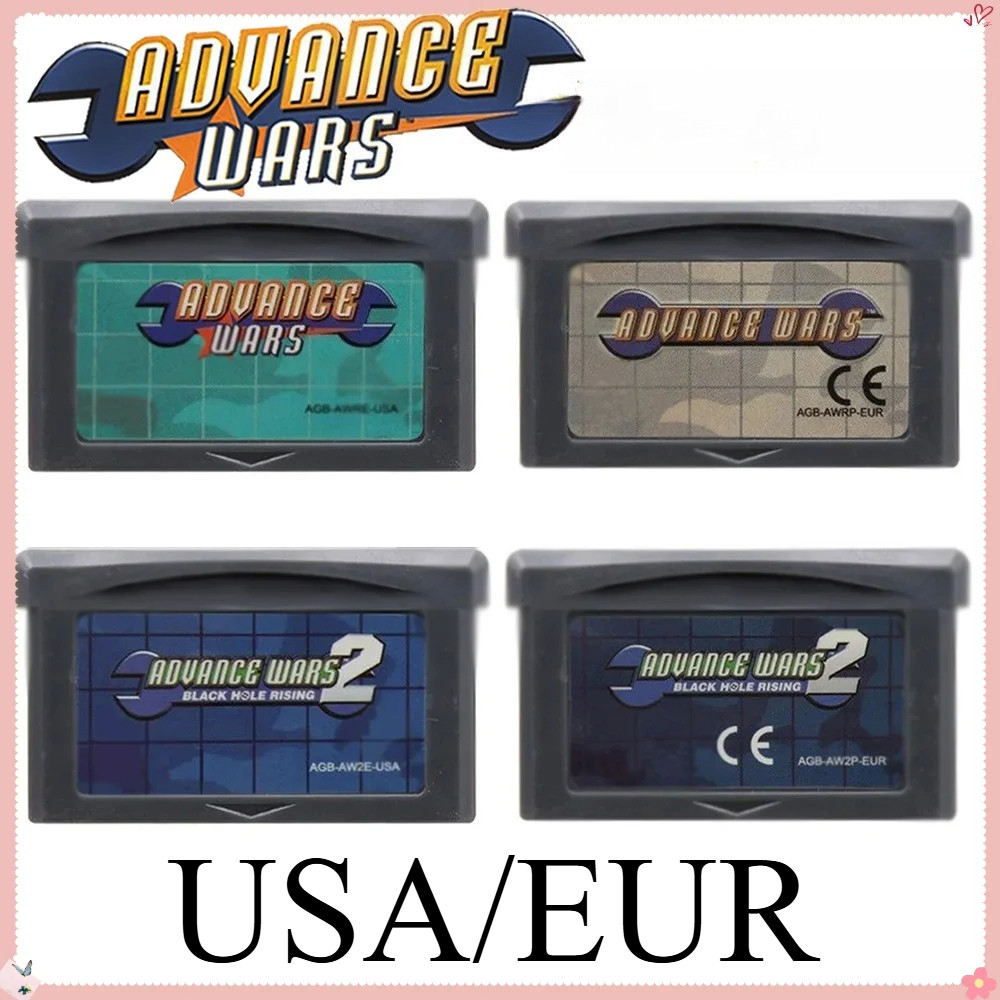 Jual EUR/USA English GBA Game Cartridge Advance Wars Series Advance ...
