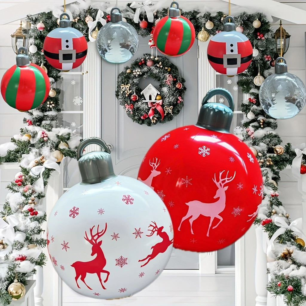 Jual Multiple Styles Giant Inflatable Christmas Ball Outdoor Inflatable ...