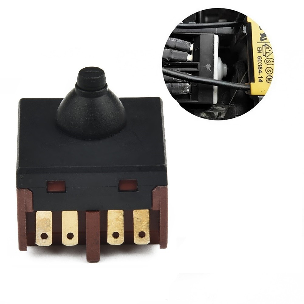 Jual Angle Grinder Switch Replacement Push Button Switch 2.5x2.5cm For ...