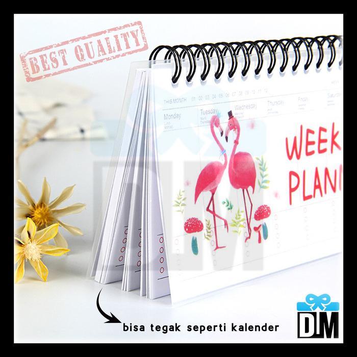Jual Weekly Planner Calendar Kalender Harian Memo Notes Notebook ...