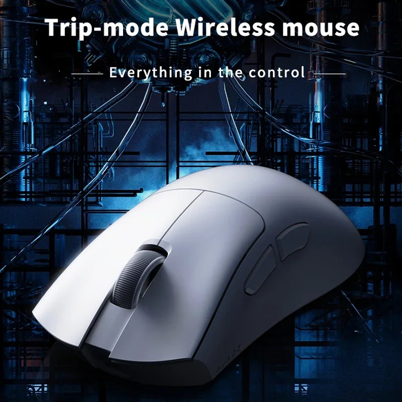 Jual Ajazz Aj199 Pro 4k Receiver 3Mode Bluetooth Mouse Wireless Mouse ...