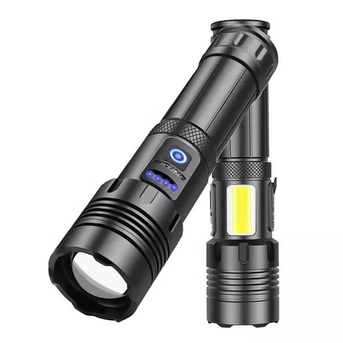 Jual Senter Swat Led Super Terang / Senter Led Xhp-70 Cas Usb Outdoor ...