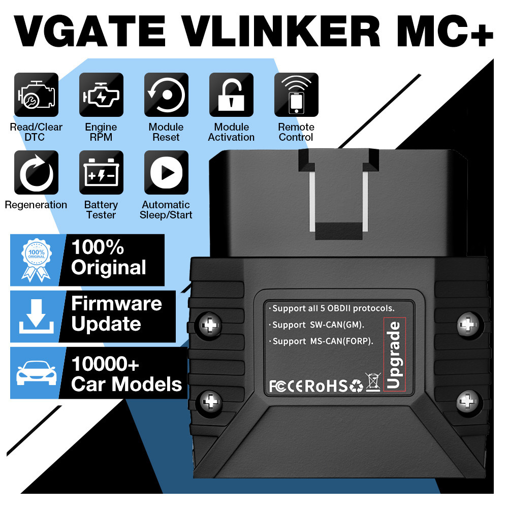 Jual Vgate Vlinker Mc+ Mc V2.2 Bluetooth 4.0 Bt3.0 Obd Scanner Car ...