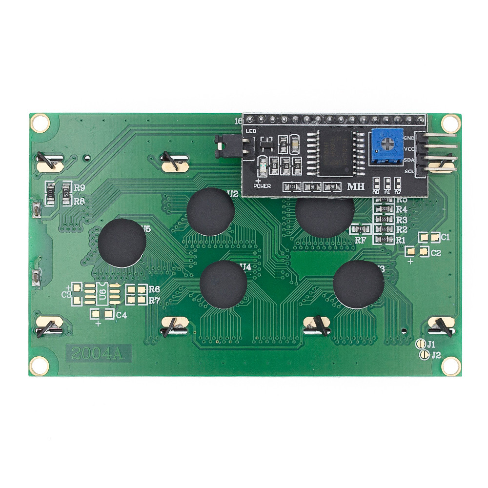 Jual Lcd2004+I2C Lcd2004 20X4 2004A Blue Green Screen Character Lcd Iic ...