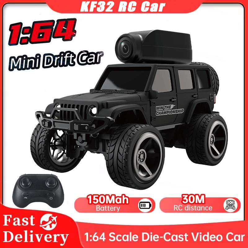 Jual Kf32 1:64 Mini Rc Car With Fpv Camera 2.4G Remote Wifi App ...