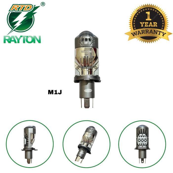 Jual ORIGINAL RTD RAYTON MINI LED H4 M1J 50 WATT BLUELENS MOTOR MOBIL ...