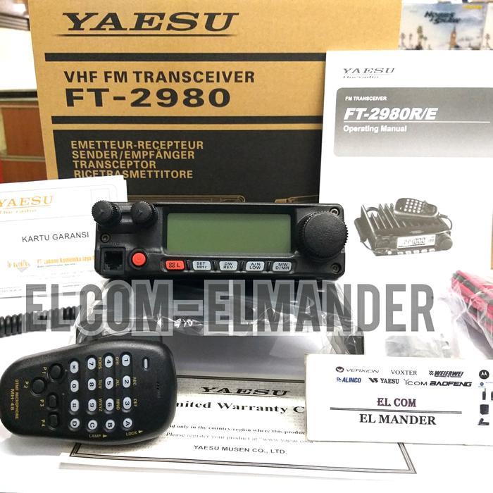 Jual Radio Rig Yaesu Ft2980 Vhf Original - Rig Yaesu Ft 2980R Vhf ...