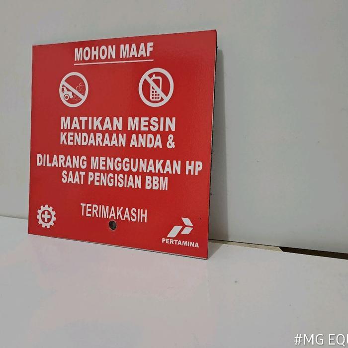 Jual nrd STICKER RAMBU STOP SPBU RAMBU SPBU STICKER | Shopee Indonesia