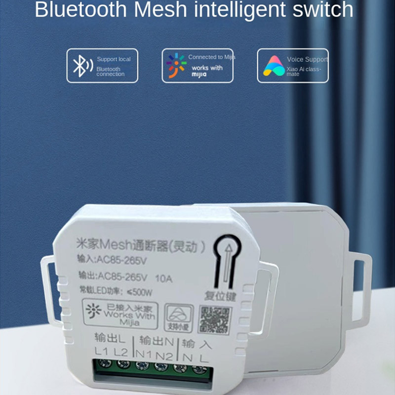 Jual Xiaomi App Bluetooth Mesh on-off Device Timing Smart Lamps Switch ...