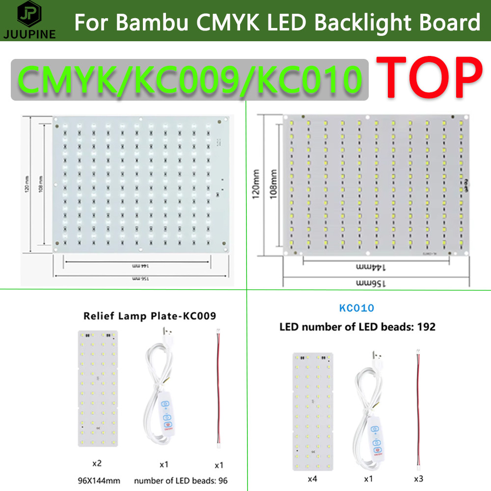 Jual For Bambu Lab Lithophane Led Panel Cmyk Led Backlight Board Pla Basic Cmyk Lithophane ...