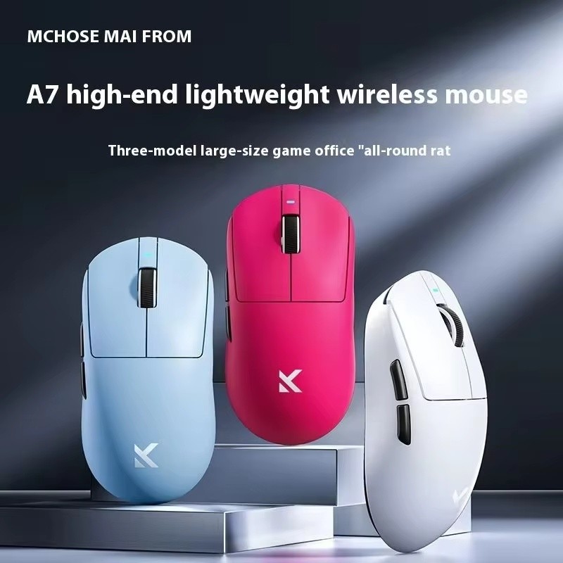 Jual MCHOSE A7 Ultra Mouse Electronic Competitive Game 3-Mode ...